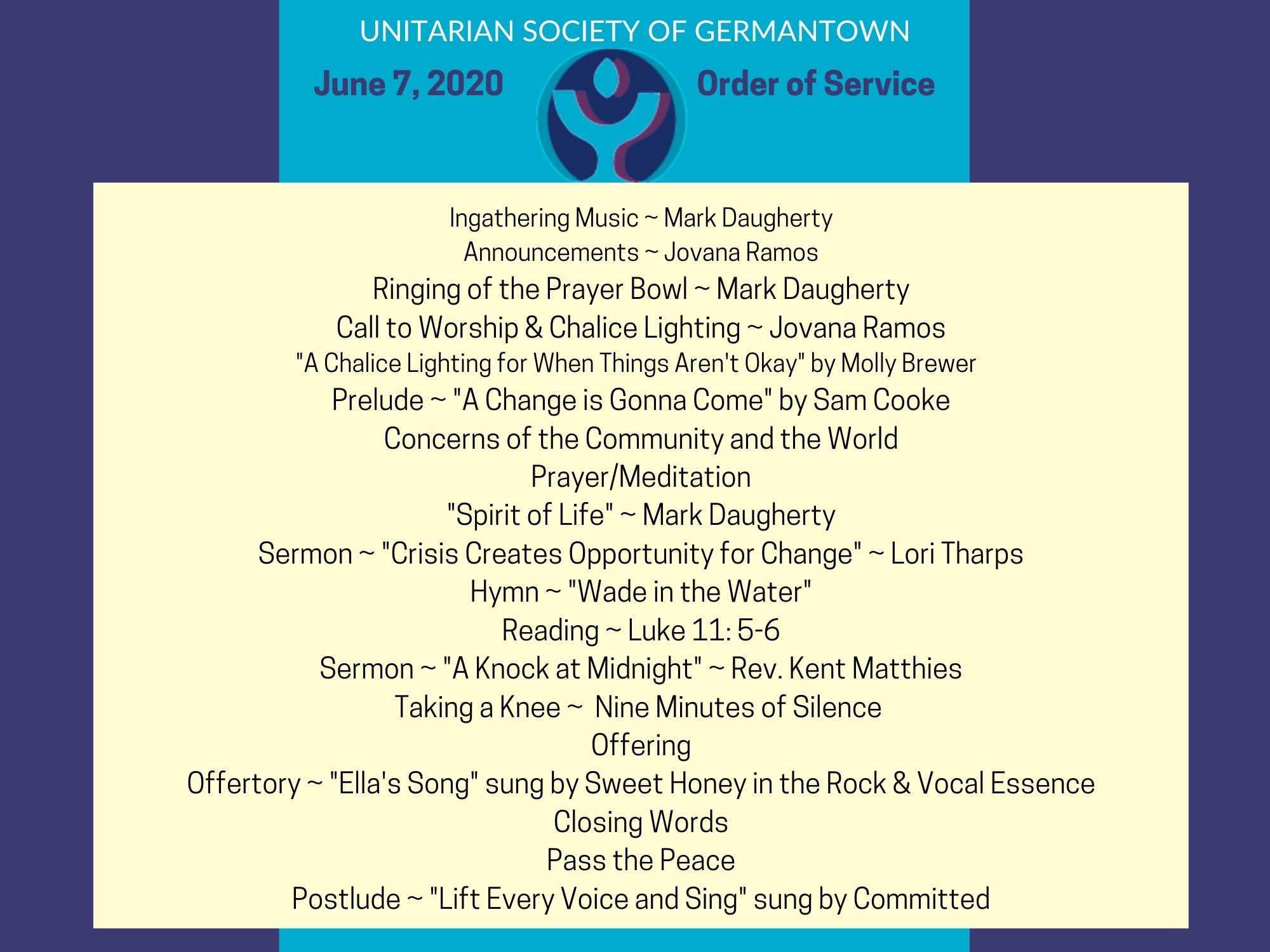 Crisis Creates Opportunity ~ ONLINE Lori Tharps, Rev. Kent Matthies ...