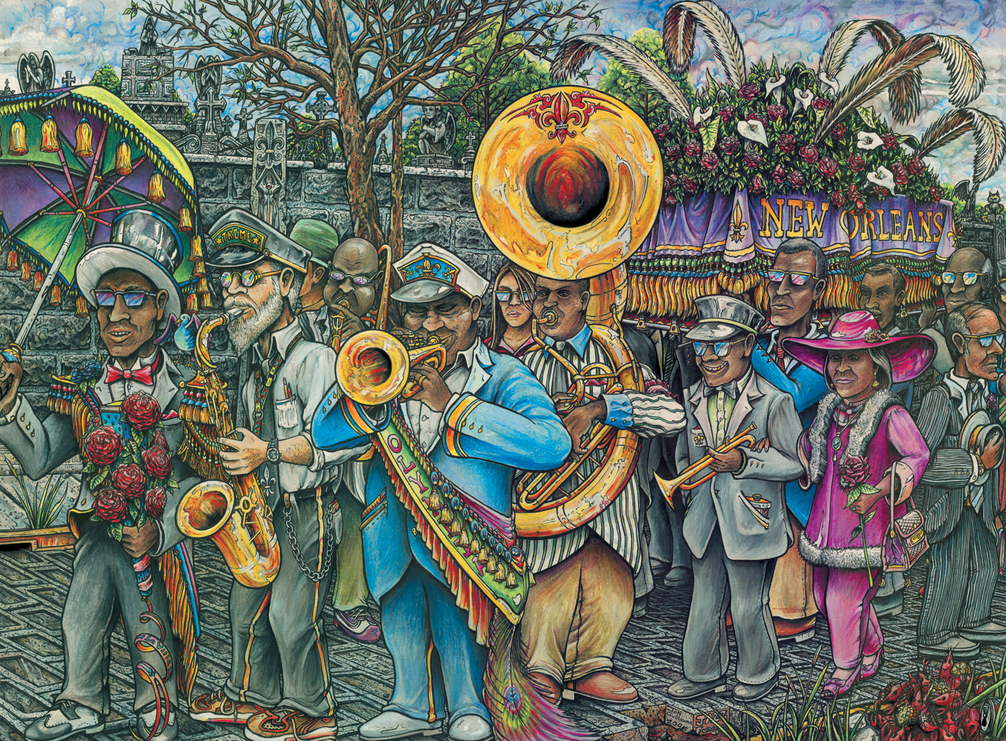 Jazz Funeral for the Old Year! Rev. Kent Matthies and Barbone Street ...